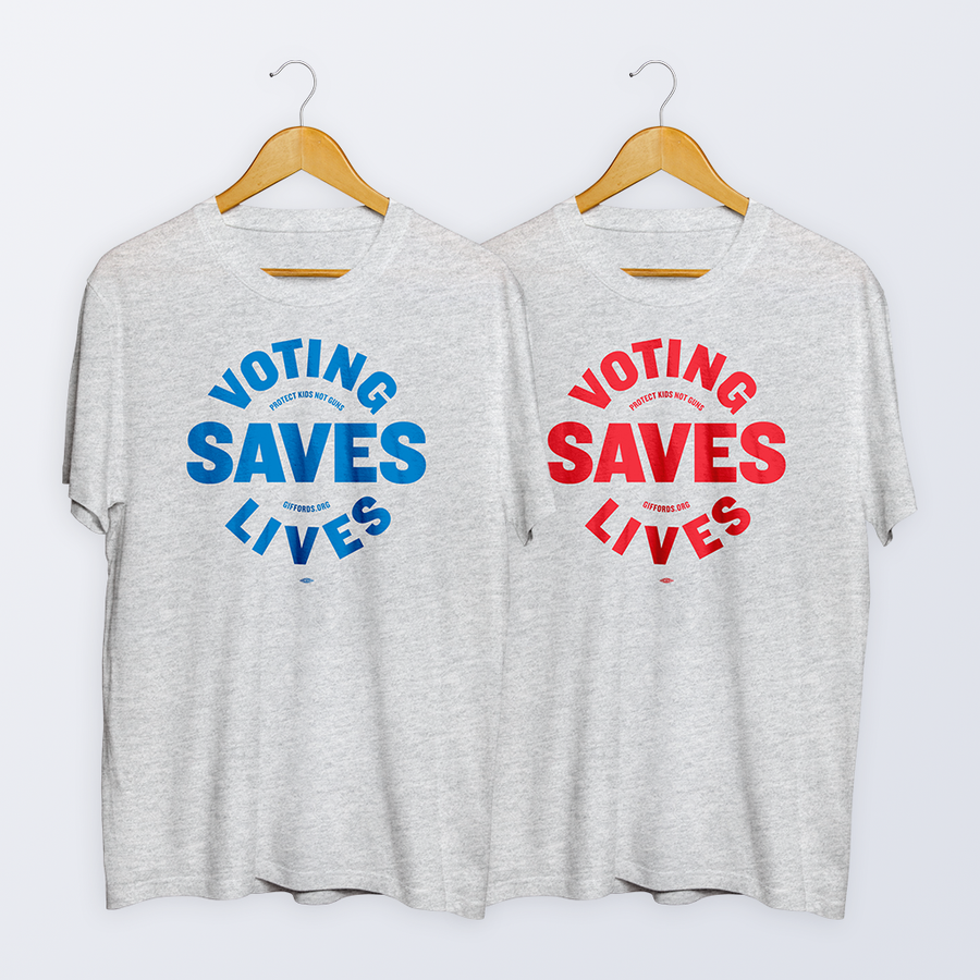 Voting Saves Lives Tee – Giffords